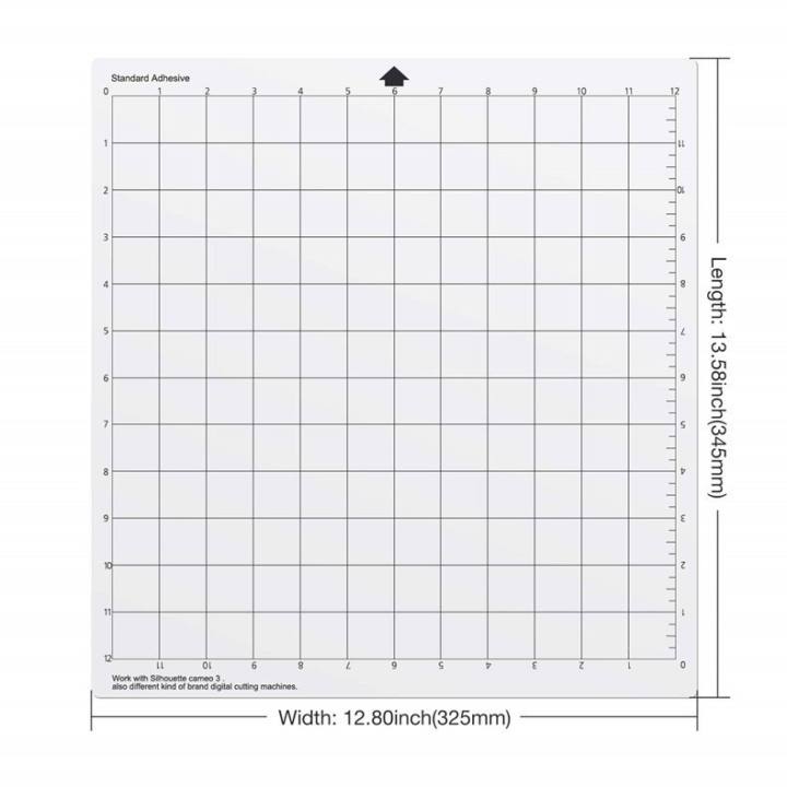 10pcs Replacement Cutting Mat Transparent Adhesive With Measuring Grid ...