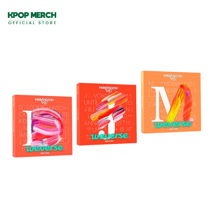 [+Weverse gift] ENHYPEN - 3rd mini Album [ MANIFESTO : DAY 1 ] ENGENE ...