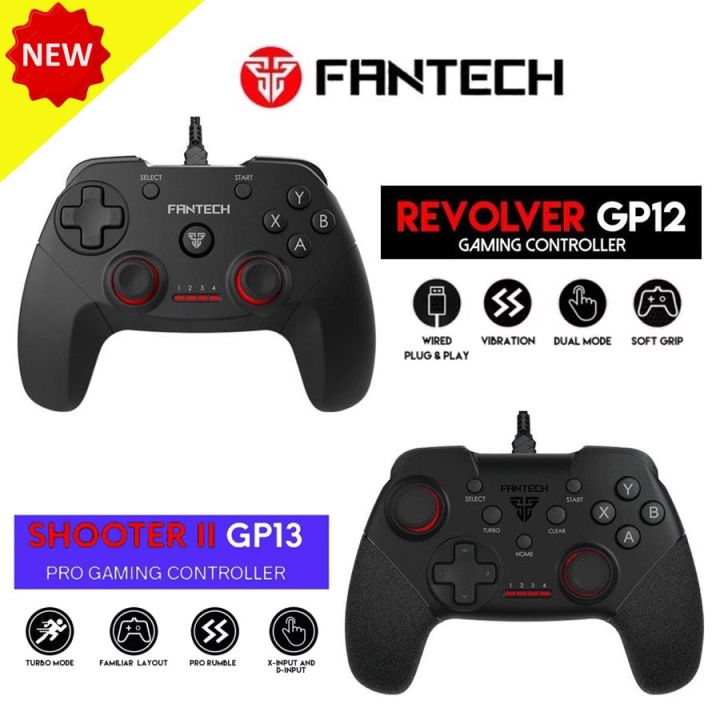 FANTECH GP12/13 Gaming Controller FOR PC/PS3 จอยสติ้กเกม USB น้ำหนักเบา ...