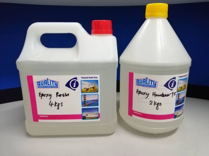 Zeegen Epoxy Resin + Epoxy Hardener (4kgs+2kgs) | Lazada
