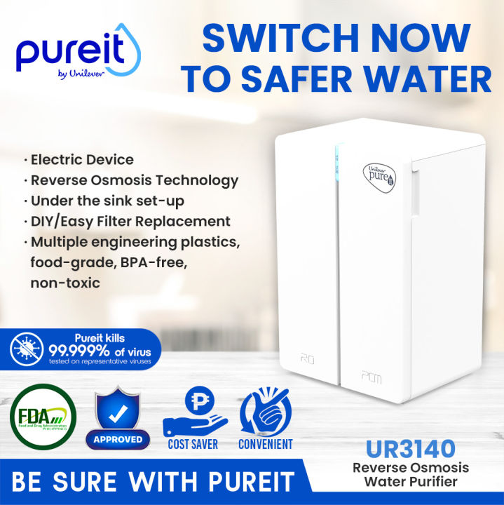 Pureit UR3140 Under-the-sink Reverse Osmosis Water Purifier | Lazada PH