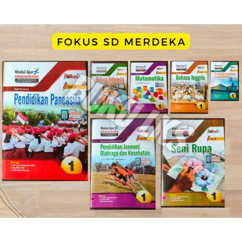 Buku LKS Fokus SD Kelas 1 Genap Kurikulum Merdeka Original | Lazada ...