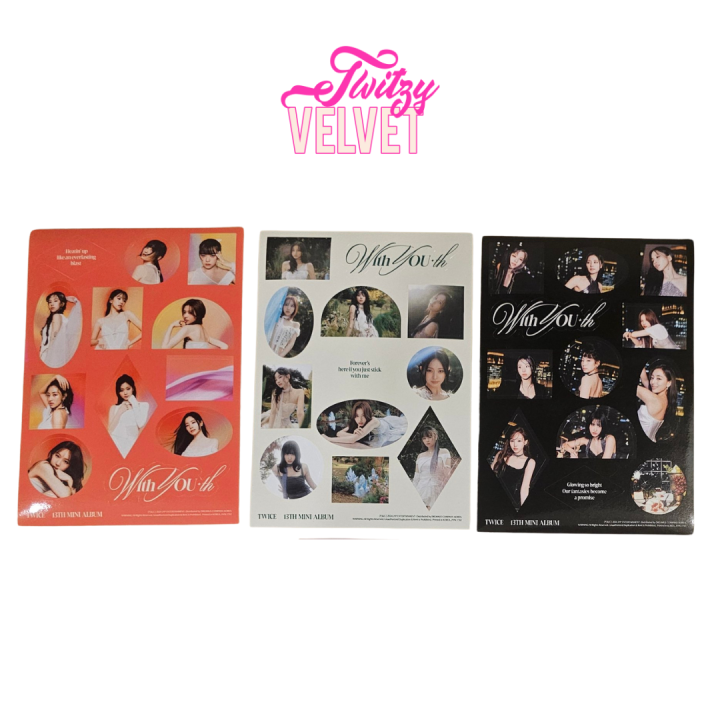 OFFICIAL Twice With You-th Standard Version Sticker Sets Nayeon ...