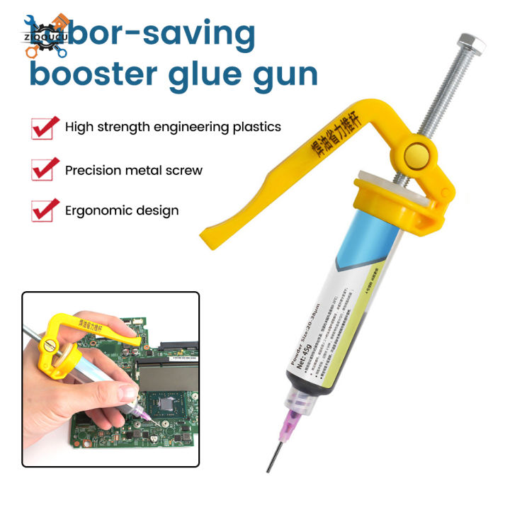 Ziqqucu Labor Saving Solder Paste Fluxer Kit Solder Paste Extruder ...