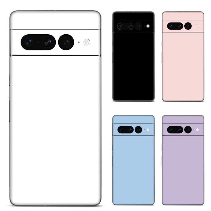 Plain Color Decal Skin for Google Pixel 6 7 8 Pro 6A 7A Back Screen ...