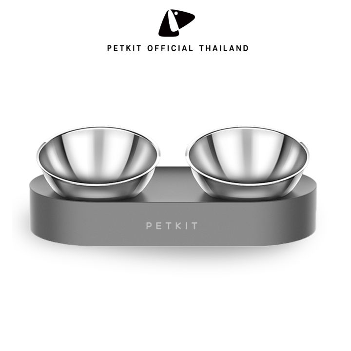 PETKIT Fresh Nano Metal ชามให้อาหารปรับองศา | Lazada.co.th