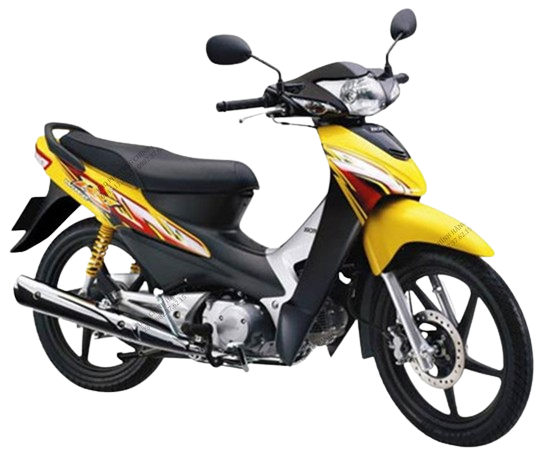 (TẶNG TEM) Dàn áo xe Wave RS - wave alpha - wave s100 màu VÀNG ĐEN ( nạ ...