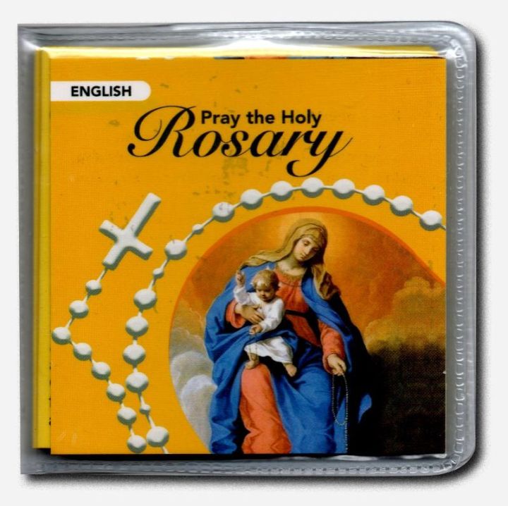 Pocket Rosary Guide with Plastic Cover - English / Tagalog | Lazada PH