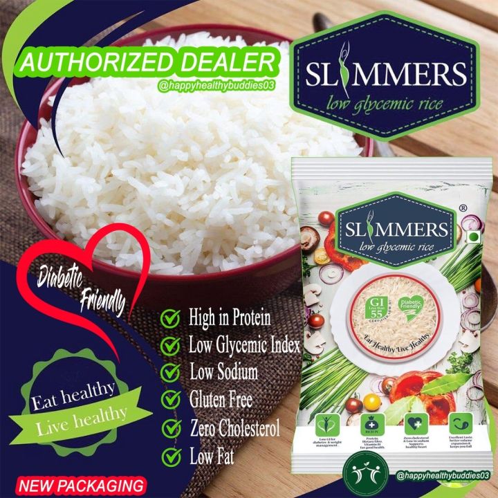 SLIMMERS RICE - Low Glycemic White Rice (1kg / Pack) | Lazada PH