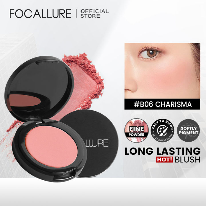 FOCALLURE 11 Colors Optional Face Mineral Pigment Blush Powder | Lazada