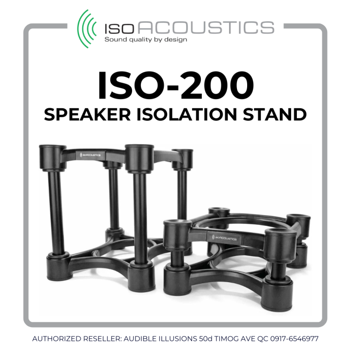 Iso Acoustics Iso 200 Speaker Isolation Stand (2pcs / box) | Lazada PH