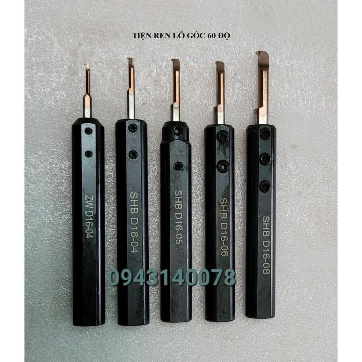 Cán dao móc lỗ, Dao móc lỗ hợp kim. Dao tiện ren hợp kim phi 3 đến phi 6 (QMR, MIR). | Lazada.vn