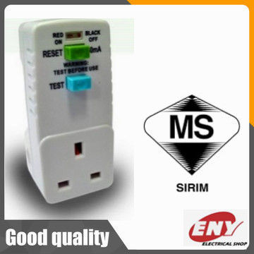 分享: 0 TBC Safety ( ELCB ) Plugin Socket 13A Adaptor Power (Sirim) | Lazada