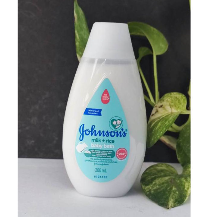 New Johnson's baby bath rice + milk 200mL | Lazada PH