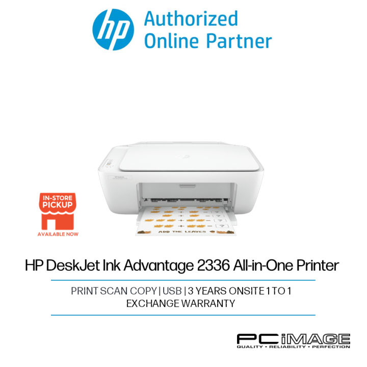 HP Desk Jet Ink Advantage 2336 All In One Printer 7WQ05B | Lazada