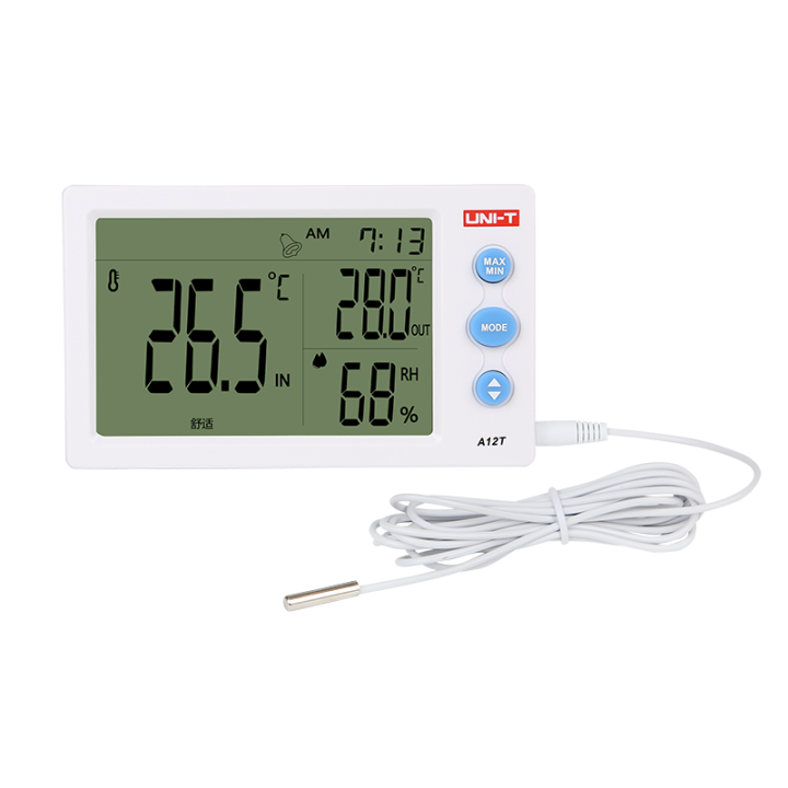 UNI-T A12T Digital LCD Thermometer Hygrometer temperature Humidity ...