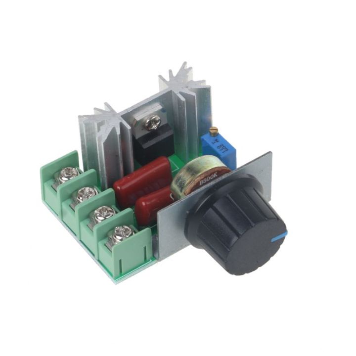 2000W AC Motor Speed Controller 50-220V 25A Adjustable Voltage ...