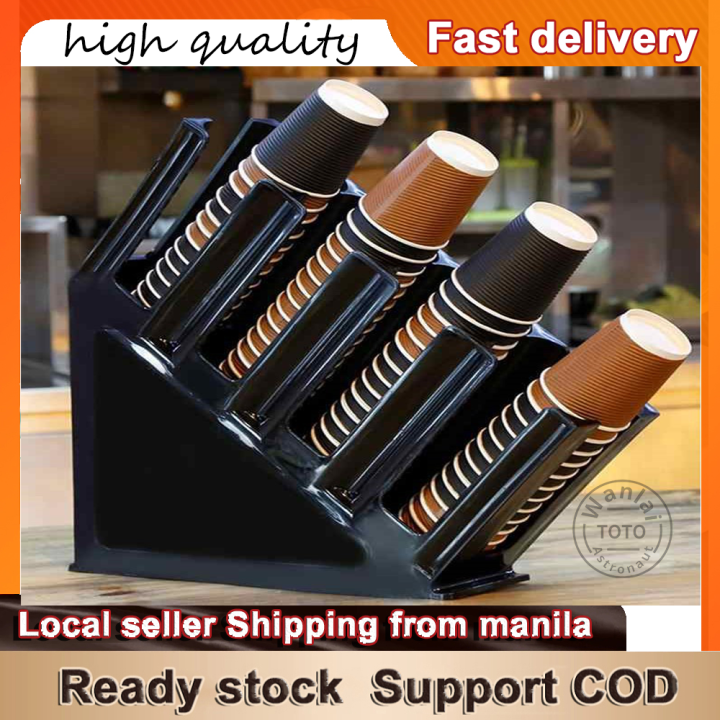 Plastics Paper Cup Holder rack Milktea Cup Holder coffee shop supplies ...
