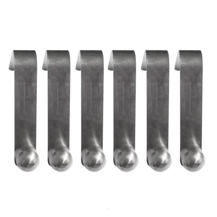 6Pcs Metal Kayak Paddles Spring Clip Tent Poles Stainless Steel Push ...