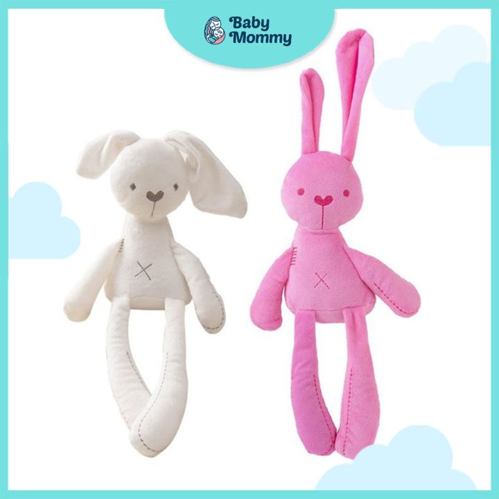 ReadyStock Quality Baby Bunny Soft Toy Plush Toy Baby Soothing Toy ...