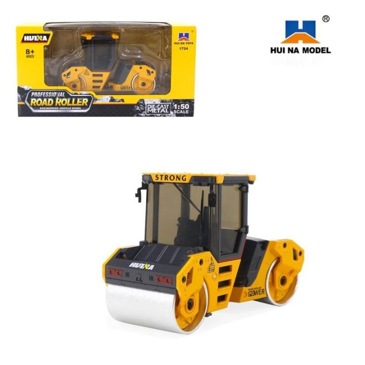 Huina Diecast 1724 Road Roller Scale 1/50 | Lazada Indonesia