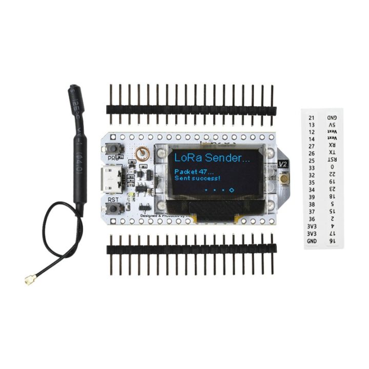 SX1276 0.96 OLED ESP32 Bluetooth Module LoRa Node 868-915MHZ ...