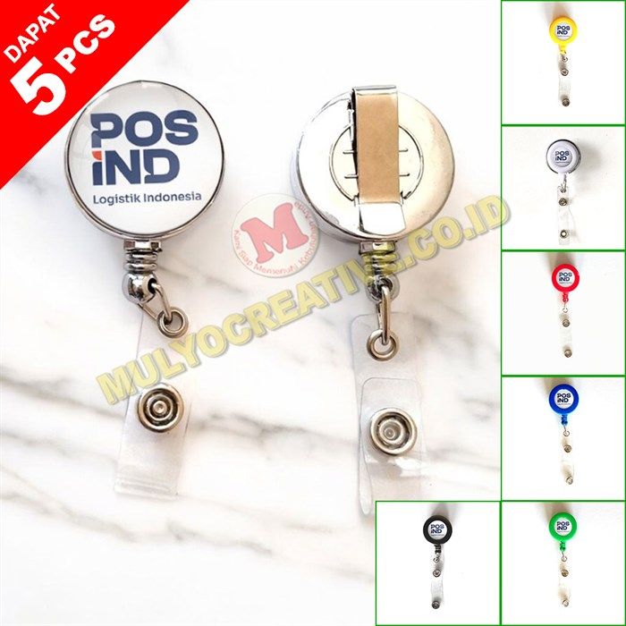 ID Card Yoyo POS IND Gantungan ID Card Holder Logo Baru Pos Indonesia ...