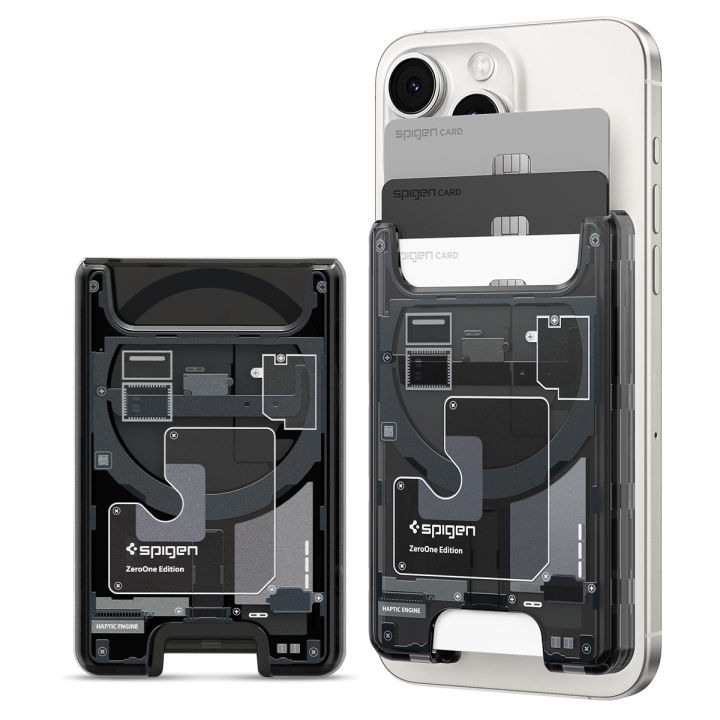 SPIGEN MagSafe Card Holder [Ultra Hybrid MagFit Zero One] Protective ...
