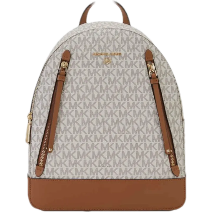 กระเป๋าสำหรับผู้หญิง MK 2024 Brooklyn กระเป๋าแบ็คแพ็คขนาดกลาง25.5X32X11 ...