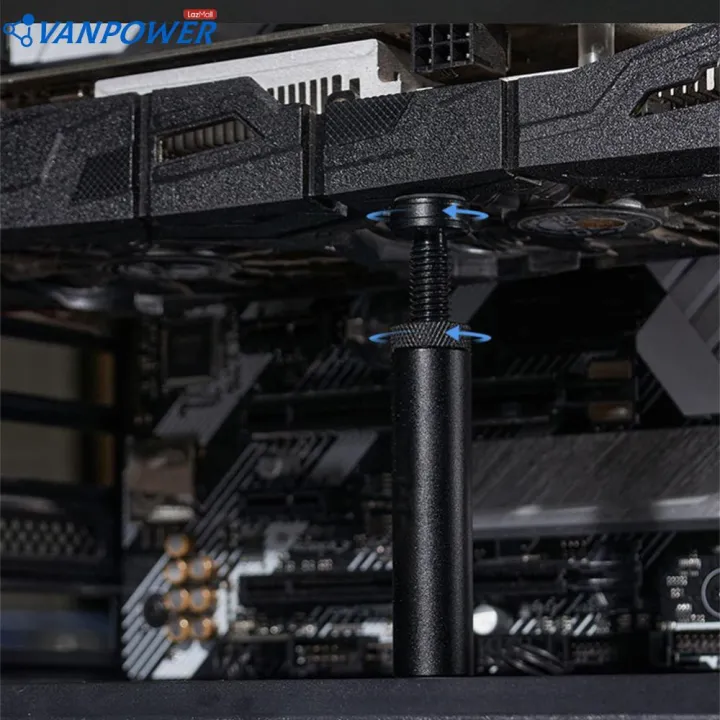 Graphics Card GPU Support Bracket Adjustable Telescopic Rotary Screw ...