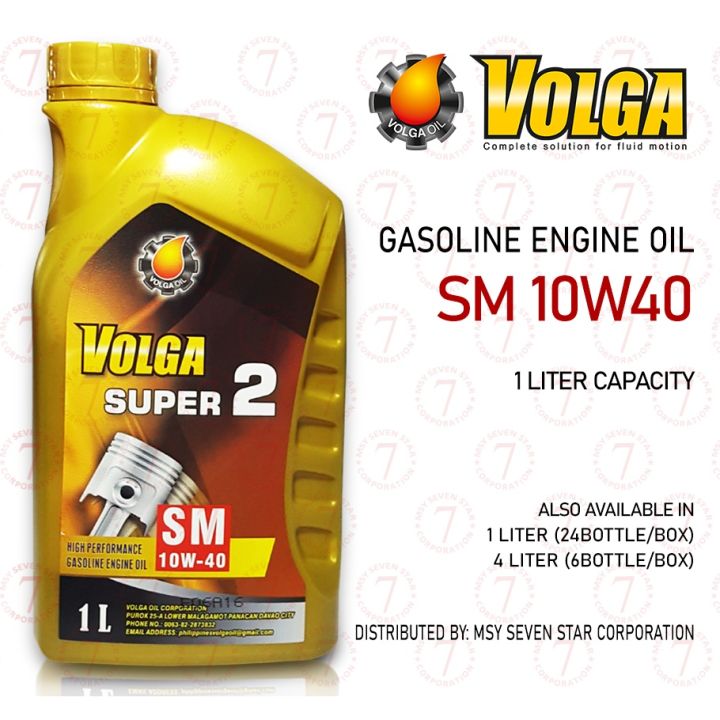 VOLGA SM 10W40 1L Heavy Duty GASOLINE ENGINE OIL | Lazada PH