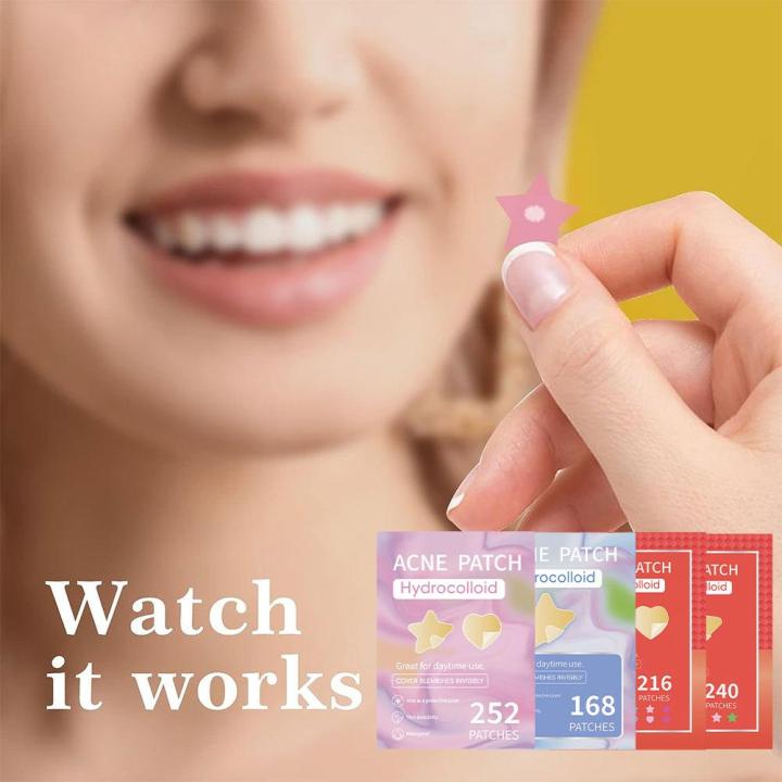 Color Mixed Pack Acne Patch Fade Acne Spots Repair Skin Blemishes Acne ...