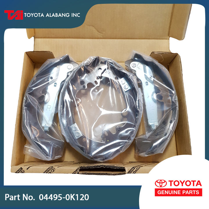 Toyota Genuine Brake Shoe Kit ( Fortuner / Hilux 2006-2015 ) ( 04495 ...