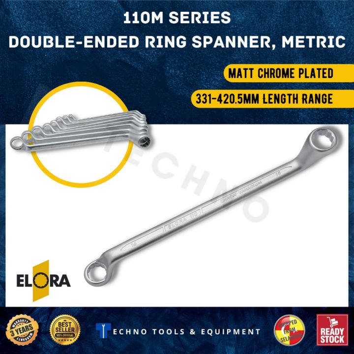 Elora 110M Series Double-Ended Ring Spanner Metric - 100% New ...