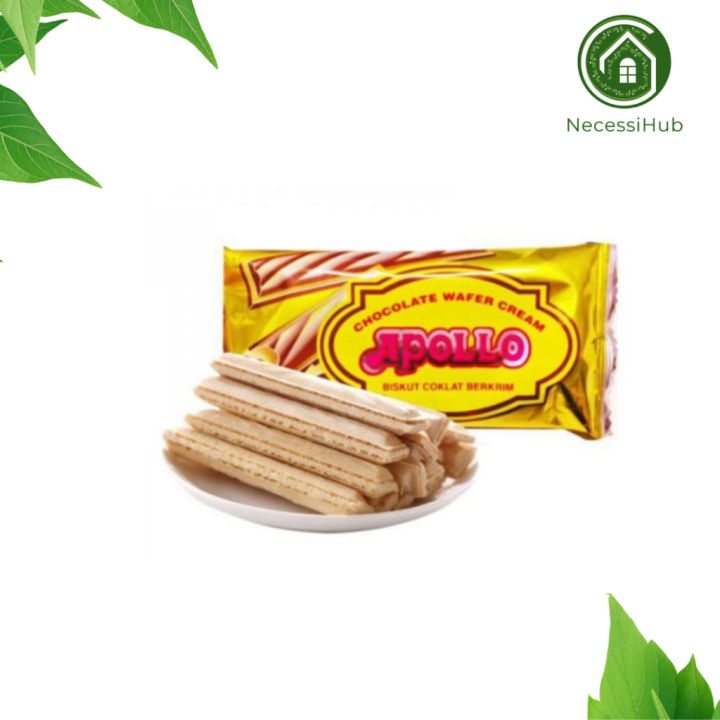 Apollo Chocoloate Wafer Stick Biskut Krim Snack 10PCS/ Apollo Chocolate ...