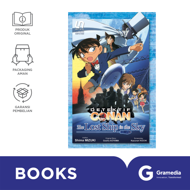Light Novel Detektif Conan: Lost Ship in the Sky | Lazada Indonesia