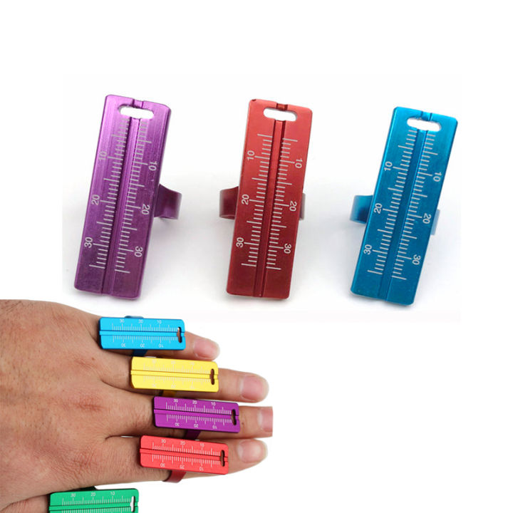 Dental Ruler Aluminium Alloy instrument Colorful Ring Ruler Root Canal ...