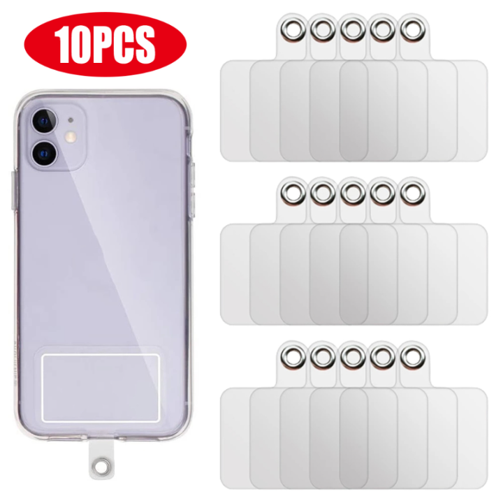 5/10pcs Universal Detachable Transparent Mobile Phone Lanyard Patch ...