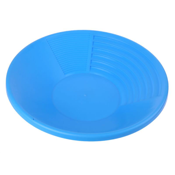 Blue Plastic Gold Mining Pan for w/ Two Types Riffles Mining ...