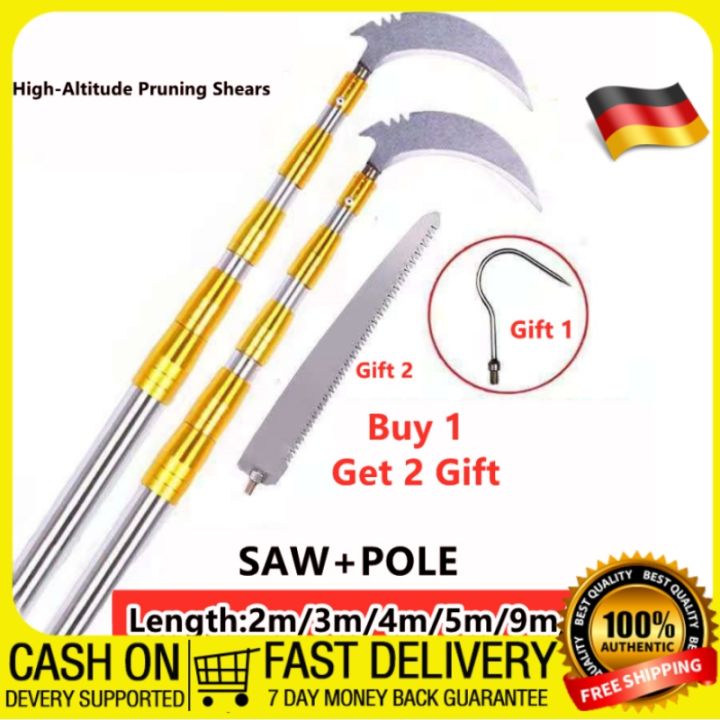 High Branch Saw Stainless Steel Super-hard Telescopic Rod High Tree ...