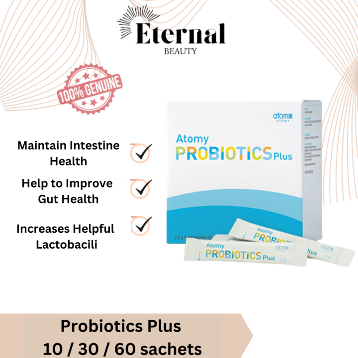 ATOMY KOREA BRAND Probiotics Plus 益生菌 - 10 / 30 / 60 Sachets ...