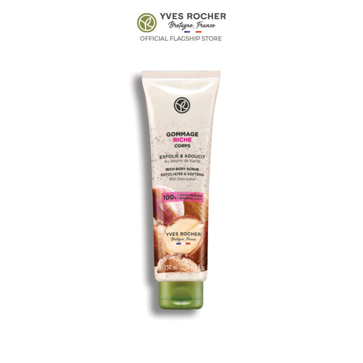 อีฟ โรเช Yves Rocher Rich Body Scrub 150 มล. บอดี้สครับ- ด้วยเม็ดสครับ ...