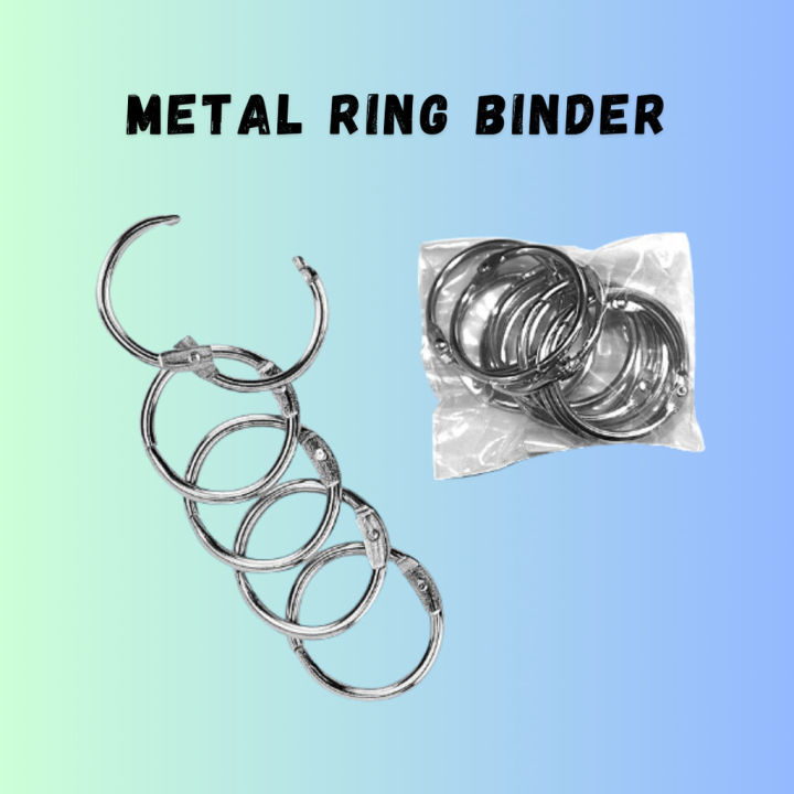 Metal Ring Binder Binding 35mm / Loose Leaf Metal Binding Ring (10 pcs ...