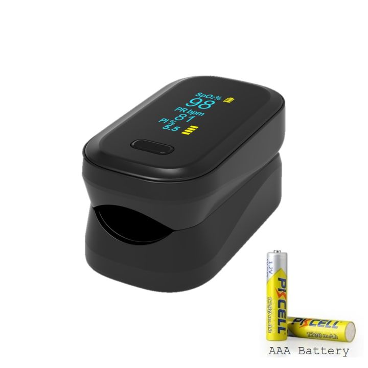 Portable Pulse Oximeter Blood Oxygen Monitor OLED Display | Lazada PH