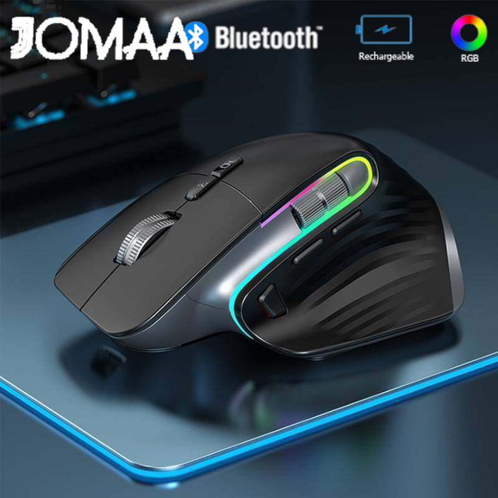 JOMAA Type C Bluetooth Wireless Mouse Rechargeable Ergonomic Bluetooth ...
