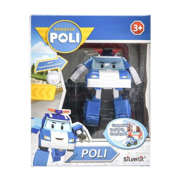Robocar Poli Mini Transforming Robot Poli 83046 Mainan Anak | Lazada ...