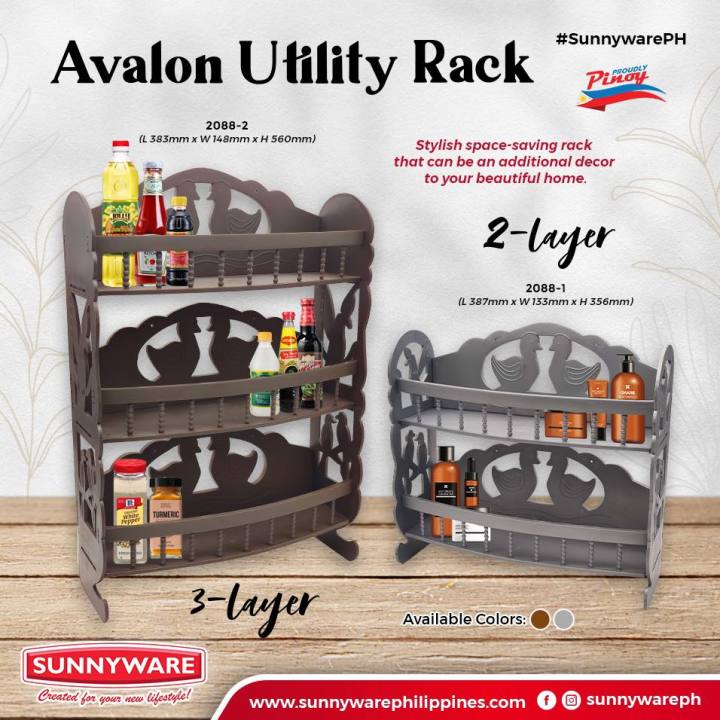 AVALON UTILITY RACK / KITCHEN RACK 2088 | Lazada PH