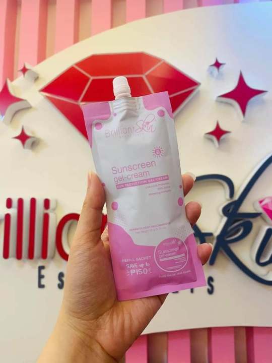 Brilliant skin sunscreen gel cream 50g whitening spf 30 | Lazada PH