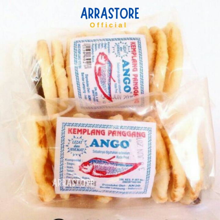 Ango Kemplang asli lampung Kerupuk kemplang panggang Ango isi 10 pcs ...