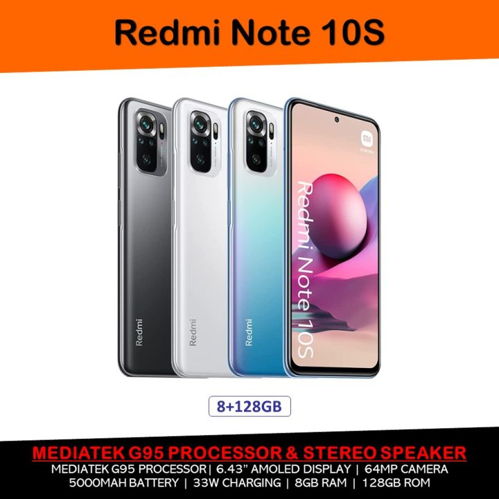 Redmi Note 10S (8GB+128GB) [1 Year Xiaomi Malaysia Warranty ] | Lazada